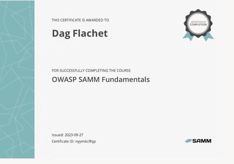 The OWASP SAMM Training - Codific