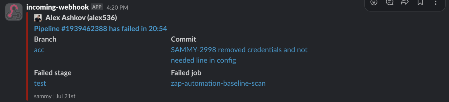 How to integrate ZAP in GitLab CI/CD pipeline.