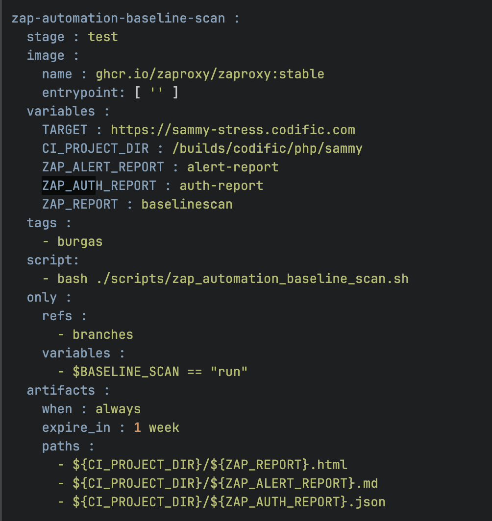 How to integrate ZAP in GitLab CI/CD pipeline.