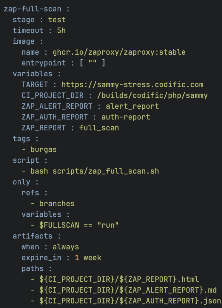 How to integrate ZAP in GitLab CI/CD pipeline.